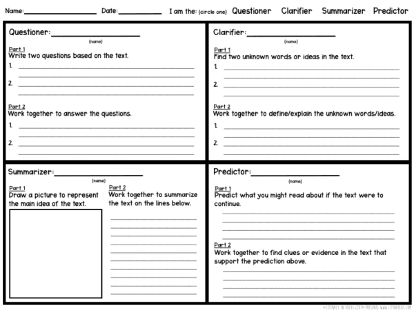 A Simplified Approach To Reciprocal Teaching - Literacy In Focus