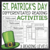 St. Patrick's Day Reading Comprehension Activities | Literacy In Focus