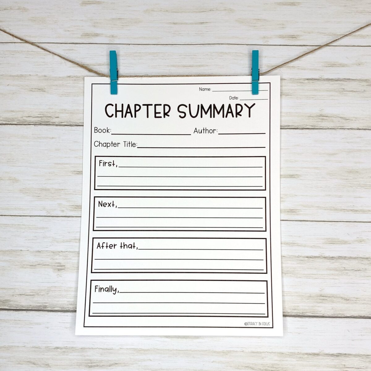 10 Graphic Organizers for Summary Writing - Literacy In Focus