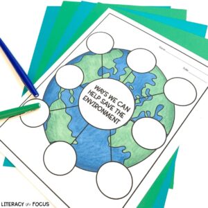 Earth Day Differentiated Reading and Writing Activities - Literacy In Focus