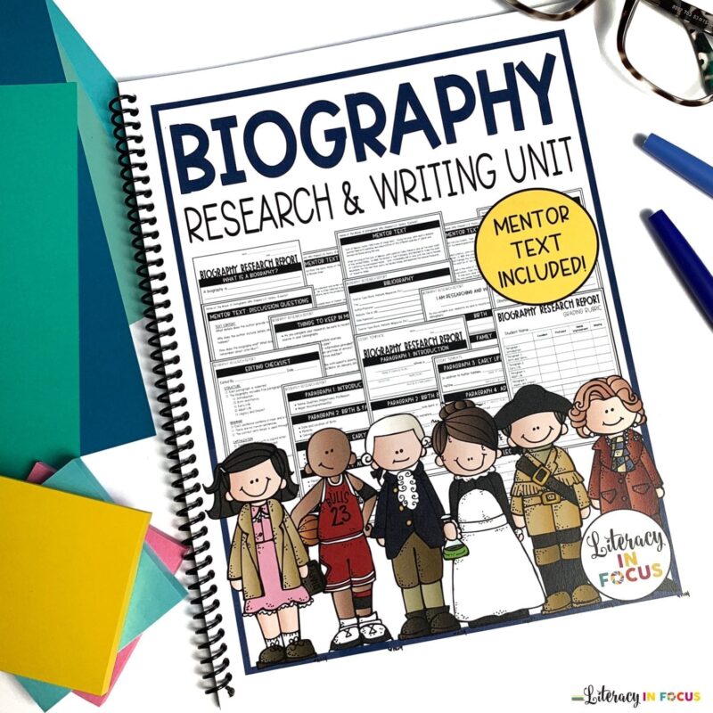 How To Structure A Successful Biography Research Project - Literacy In ...