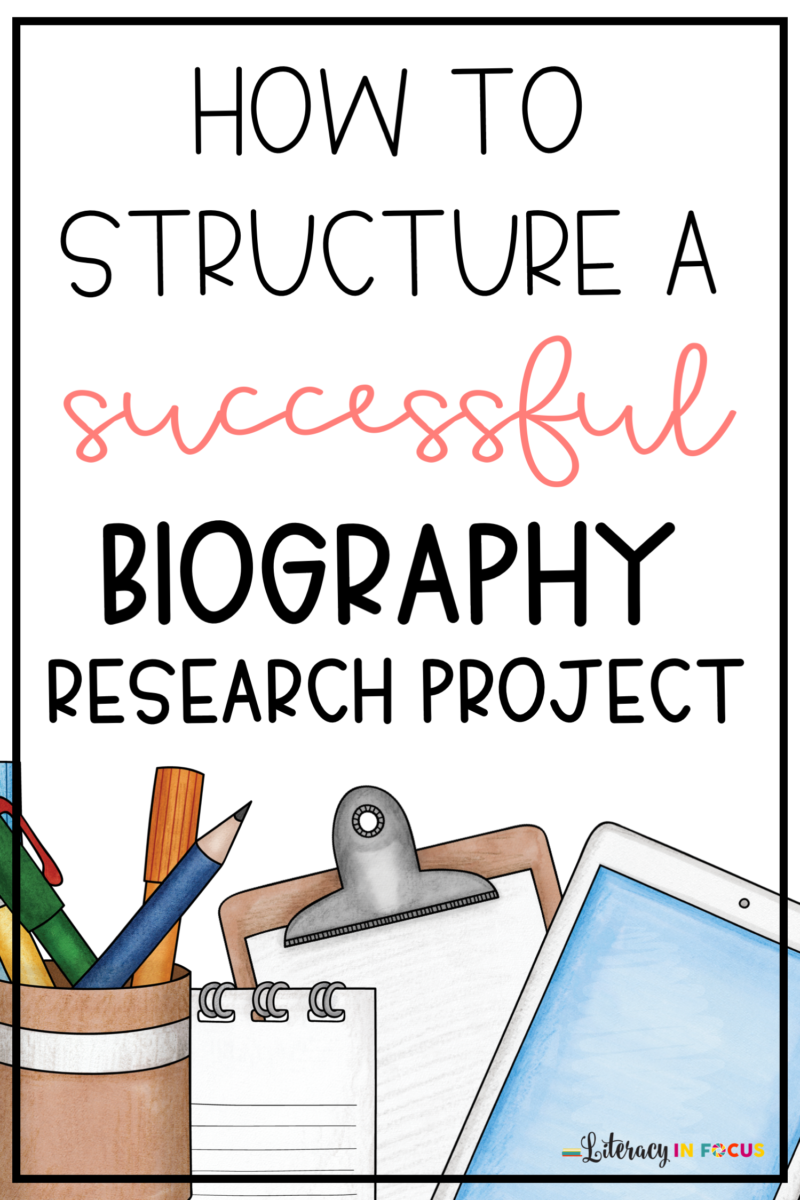 How To Structure A Successful Biography Research Project | Literacy In ...