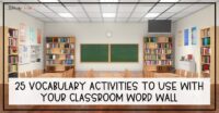 25 Vocabulary Activities To Use With Your Classroom Word Wall ...