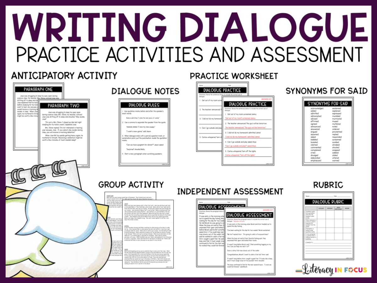 Teaching Students to Write Dialogue: A Cooperative Lesson Plan ...