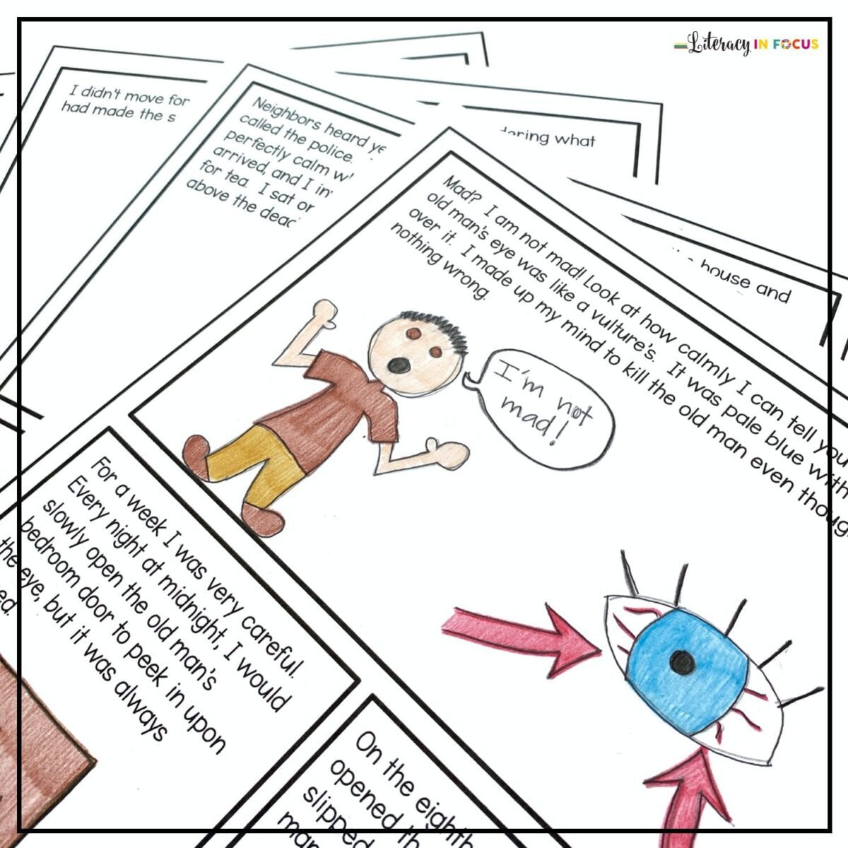 Edgar Allan Poe's "Tell Tale Heart" Lesson Plan - Literacy In Focus