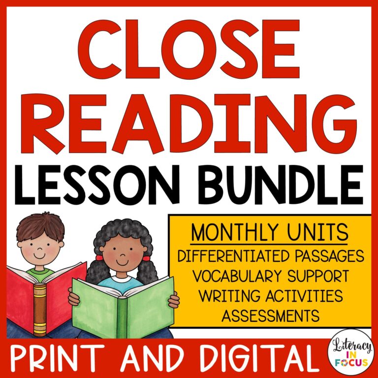 Close Reading Tips for Teachers - Literacy In Focus
