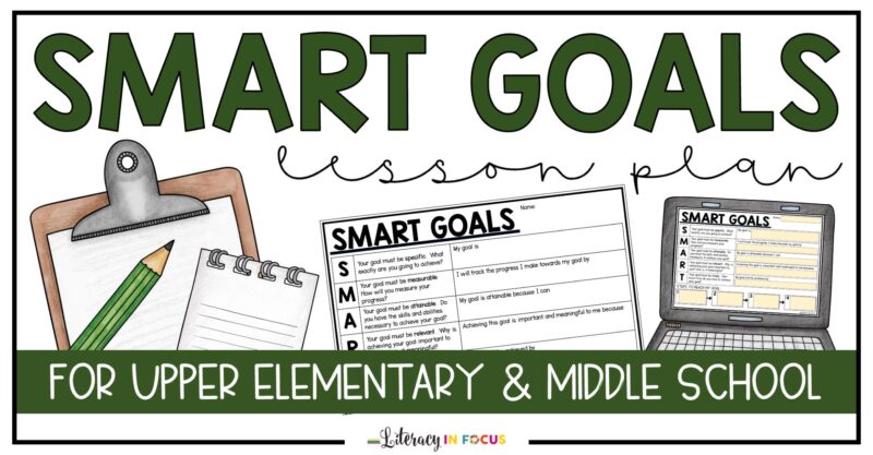 Teaching Students How to Set SMART Goals - Literacy In Focus